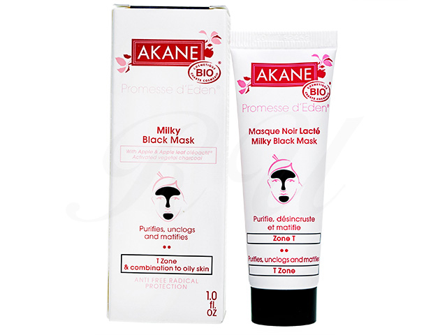 【レビュー・体験談】[Akane]ミルキーブラックマスク(Tゾーン・混合肌～オイリー用)(オオサカ堂)