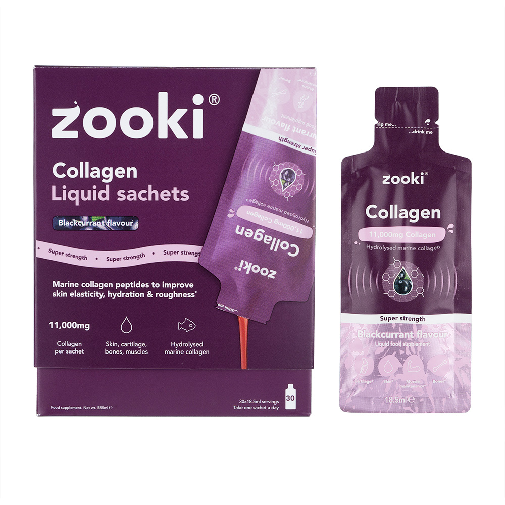 [zooki]コラーゲン リキッドサチェット ブラックカラント味通販｜毎日の健康(サプリ・食品) | オオサカ堂